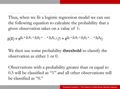 Chapter 11 Logistic Regressionpptx