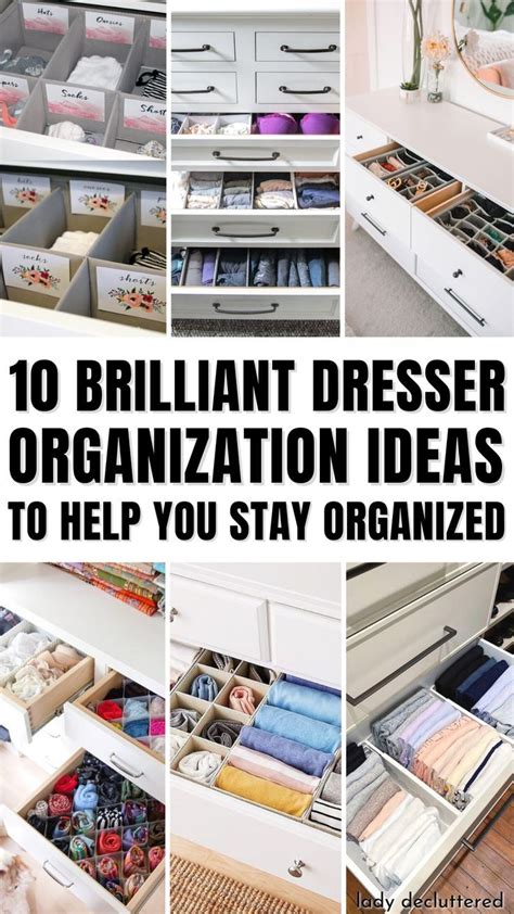 Organizing Dresser Drawers Artofit