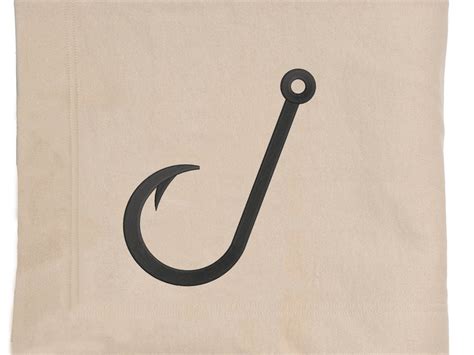 Embroidered Fishing Hook Design Mini Fish Hook Machine Embroidery