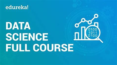 Data Science Full Course Edureka Data Science Data Scientist Science
