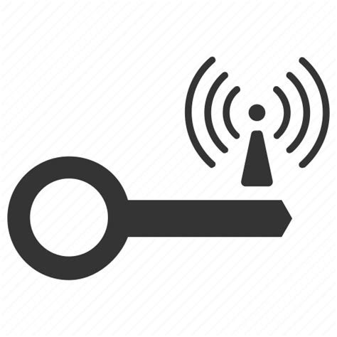 Key Lock Network Nulock Password Security Wifi Icon