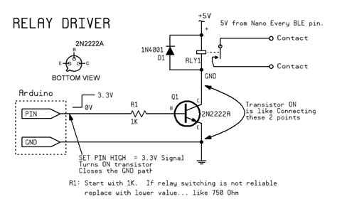 V Nano Every BLE Driving An Relay General Electronics Arduino Forum
