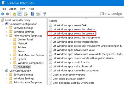 How To Enable Or Disable Camera Webcam In Windows