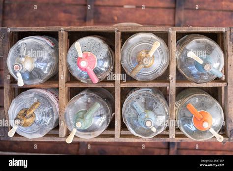 Old Pressure Siphon Box Mallorca Balearic Islands Spain Stock Photo Alamy