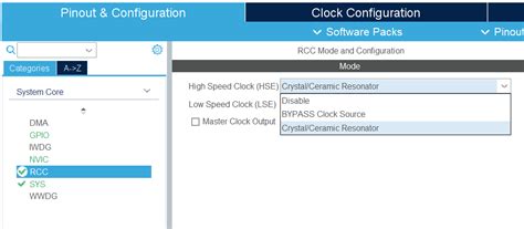 Stm32cubemx Rcc 时钟源的选择stm32cube Rcc 内部时钟 Csdn博客