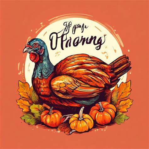 Fall Pumpkin Background Premium Ai Generated Image