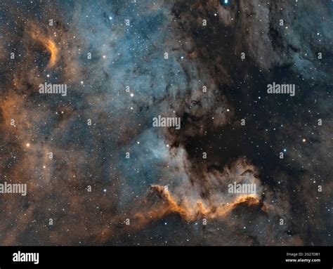Ngc 7000 The Cygnus Wall Complex In The North America Nebula Stock