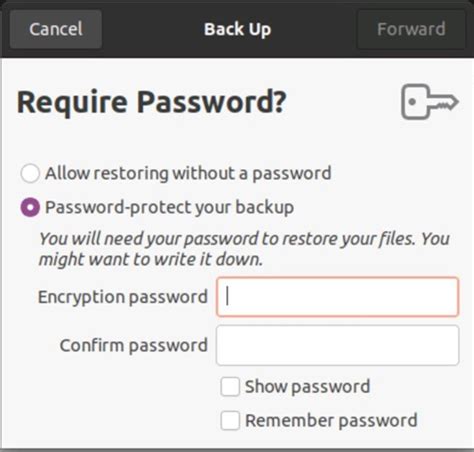 Tutorial How To Use Linux Deja Dup To Back Up And Restore Files