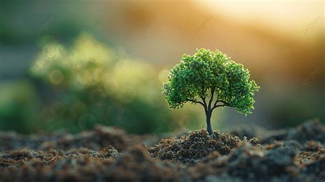 Tree Growth In Nature And Beautiful Morning Background Plant Growth Tree Background Image And