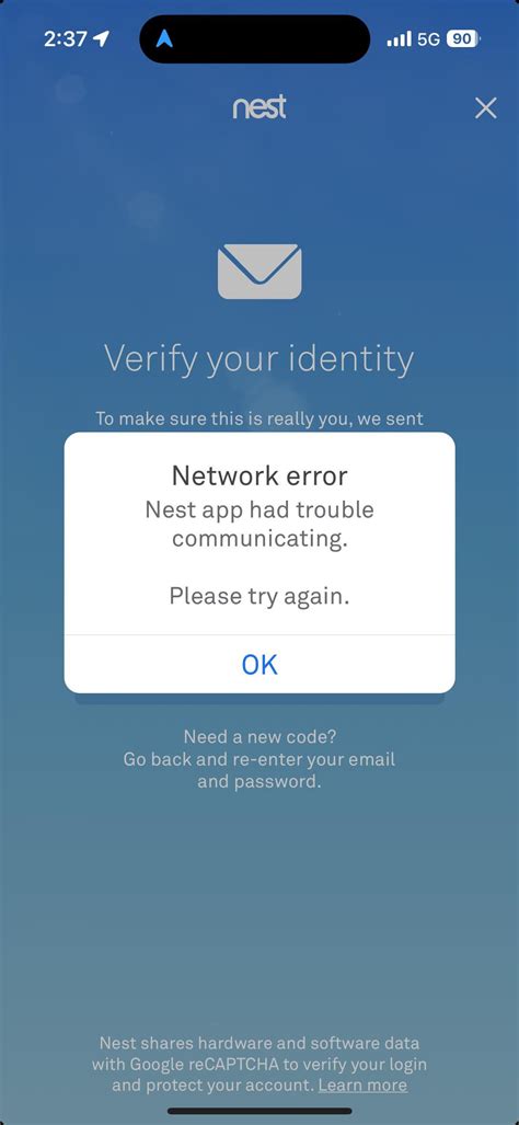 Keep Getting Network Error When Trying To View Cams Rnest