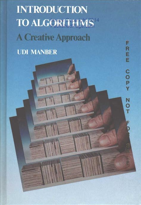 Introduction To Algorithms A Creative Approach Computer Science Books Amazon