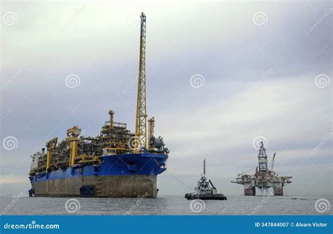 Fpso Type Floating Production Storage And Offloading Stock Image Image Of Fpso Ship 347844007