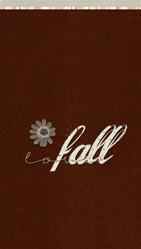 Fall Cursive Wallpaper