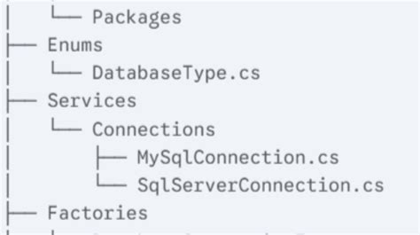 Factory Pattern With Dependency Injection Di For Dynamic Connection Strings In C