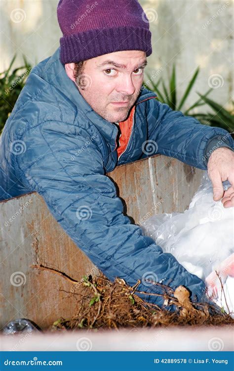 Hungry Homeless And Desperate Stock Photo Image