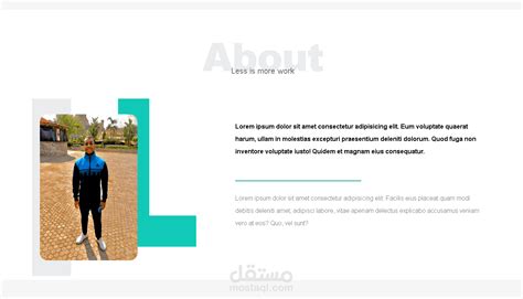 Landing Page مستقل