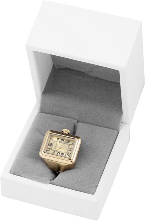 Invicta Womens 18mm Angel Quartz Monochromatic Rectangle Mini Ring Wa