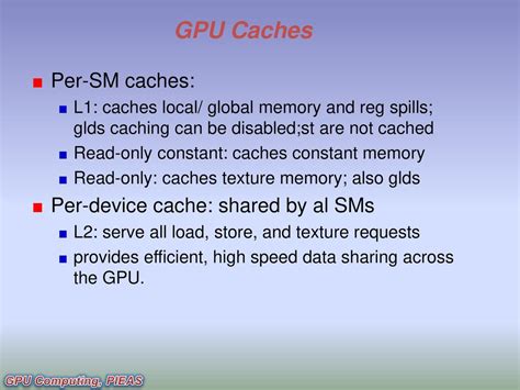 Gpu Computing Cis 543 Lecture 08 Cuda Memory Model Ppt Download