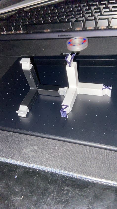 Xyz Cartesian Coordinate Frame 3d Model Cgtrader