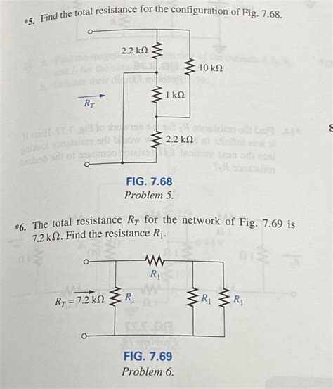 Solved Find The Total Resistance For The Configuration Chegg Com