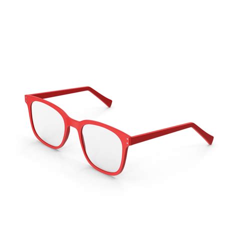 Red Eyeglasses 3d Object 2298853325 Shutterstock