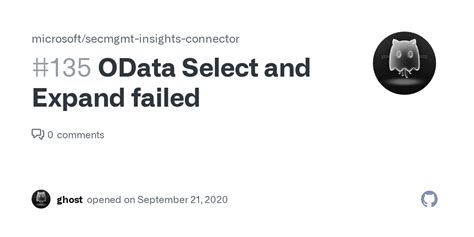 Odata Select And Expand Failed · Issue 135 · Microsoftsecmgmt