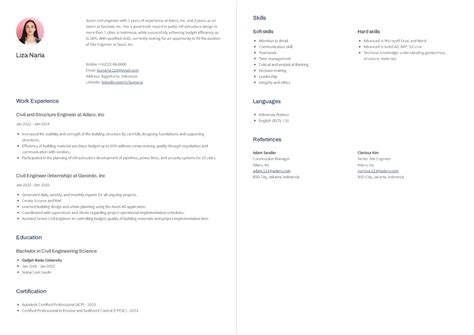 Effective Civil Engineer Resume Tips Examples And Templates Cake