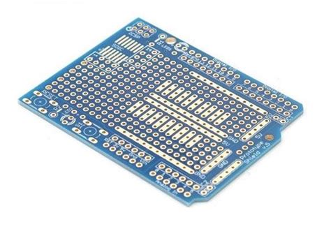 Placa Pcb Protoshield Para Arduino Uno Componentes Electrónicos Turibot