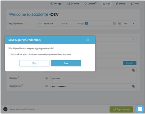 Automatic Code Signing For Secured Android Apps On Appdome