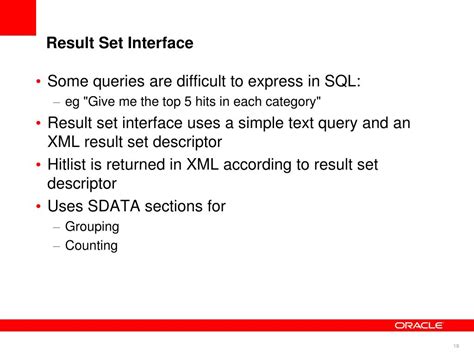 Ppt Oracle Database 11g New Search Features And Roadmap Powerpoint Presentation Id 946649