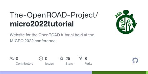 Github The Openroad Projectmicro2022tutorial Website For The