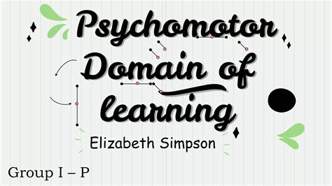 Psychomotor Domain Of Learning Pptx