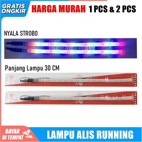 Jual Lampu Running Alis Led Flexibel Cm Nyala Flash Rgb Alis Kolong Motor Mobil Shopee Indonesia