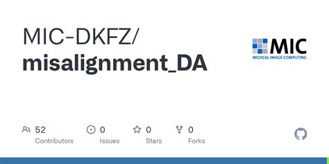 Mic Dkfz Misalignment Da · Github
