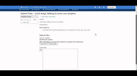 using the dropbox in d2l youtube