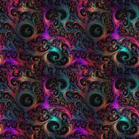 Patterns And Shapes Of Dynamic Flowing Natural Forms Ai Generative Illustration Stock