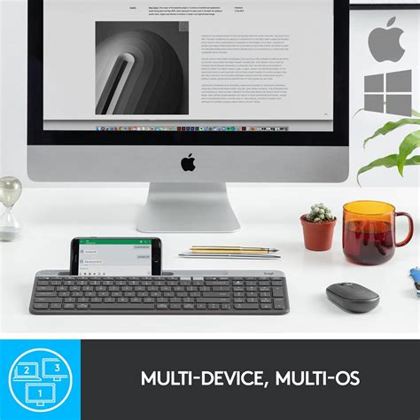 Logitech Slim Multi Device Wireless Keyboard K580 Graphite Ara 10 Star Light Kuwait