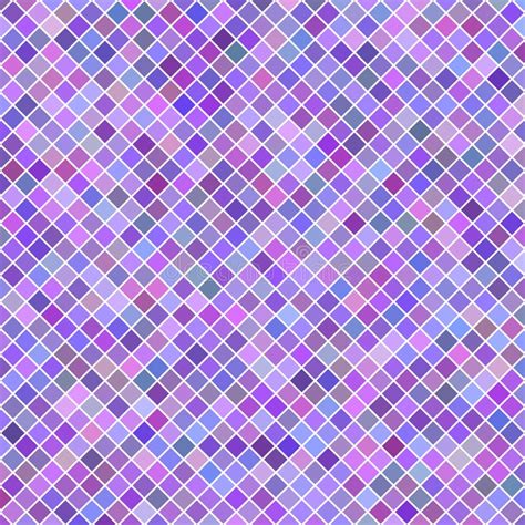 Color Abstract Diagonal Square Pattern Background Vector Illustration From Purple Squares