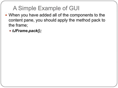 01 Introduction To Swing Ppt