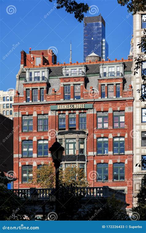 Exterior Building Of The Barnes And Noble Bookstore Editorial Stock