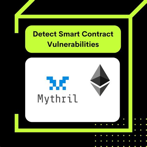 Rajneesh G On Linkedin Mythril Detects Security Vulnerabilities In