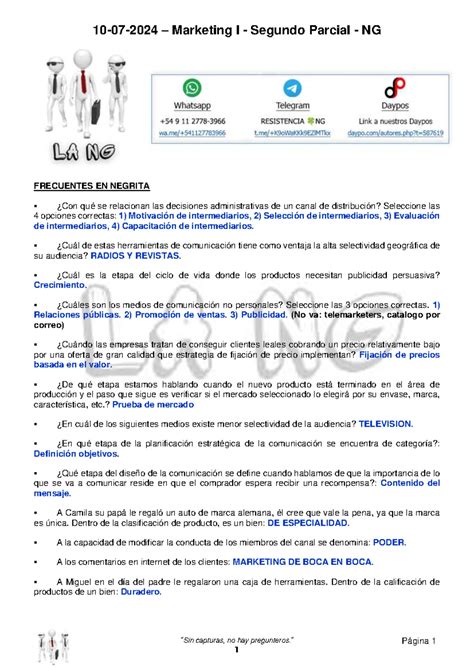 Marketing 2do Parcial 2021 Studocu