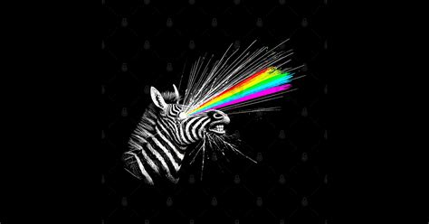 Zebra Spectrum Zebra Sticker Teepublic