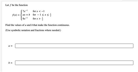 Solved Let 𝑓 Be The Function