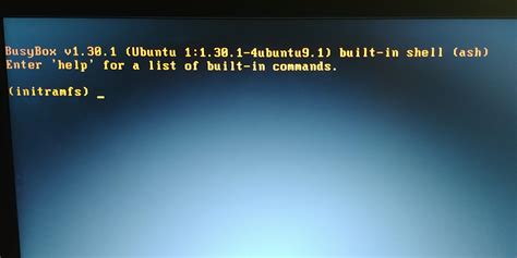 Dropped Into Initramfs And Keyboard Doesnt Work Rlinuxmasterrace