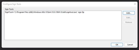 What Is The Correct Syntax For Signing Inno Setup Files Stack Overflow