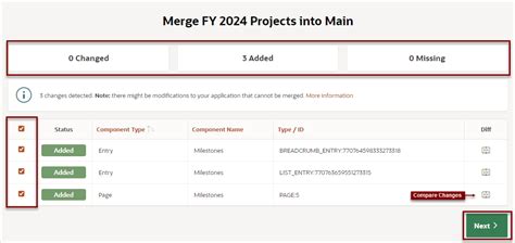 Creating A Working Copy To Merge Refresh Or Compare