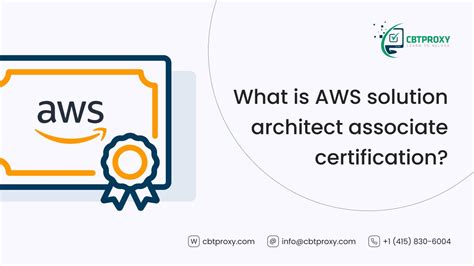 Aws Solution Architect Associate Certification What It Is And Why It Matters • Cbtproxy