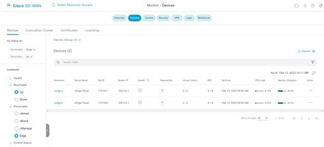 How To Read Sdwan Bfd Column In Vmanager