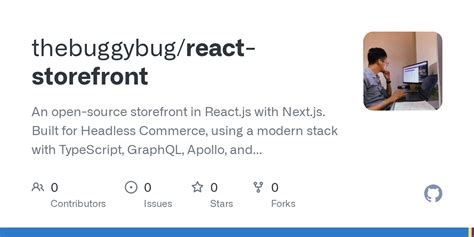 Github Thebuggybugreact Storefront An Open Source Storefront In Reactjs With Nextjs Built